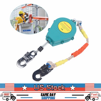 23ft Self Retracting Lifeline Lanyard 330lbs Fall Arrester Fall ...