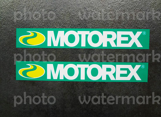 2pc Motorex Oil Sticker Decal stickers graphic adesivi racing Sponsor ...