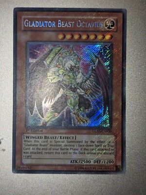Gladiator Beast Octavius GLAS-EN000 1st ed Secret Rare LP/VLP | eBay