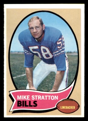 1970 Topps Football #252 Mike Stratton NM | eBay