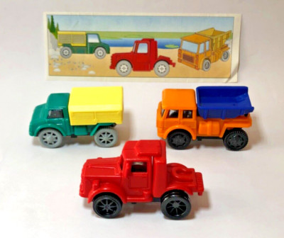 Kinder Surprise CONSTRUCTION TRUCKS SET (Geared) K95n92 - 96 - 97 ...