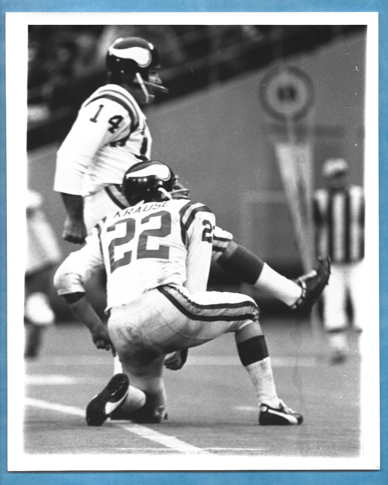 Minnesota Vikings Fred Cox Paul Krause HOF Malcom Emmons 1968-1977 ...