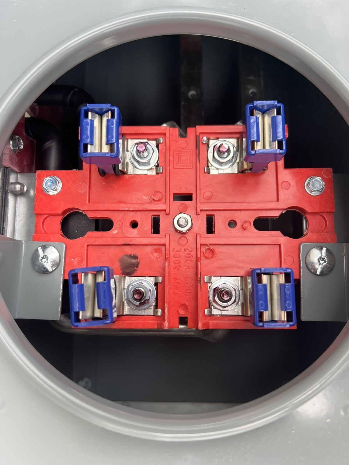 Square D 4-gang Meter Pak MP44-125 Socket 125amp Ringed (as Siemens ...