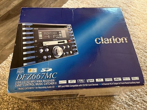 Clarion car stereo Vintage new DeadStock For JDM Japan Car double din ...