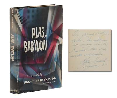 Alas Babylon ~ SIGNED by PAT FRANK ~ First Edition ~ 1st Printing ...