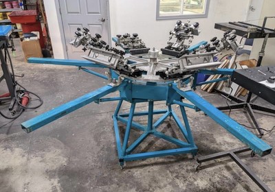 Screen Printing - Screen Printing Press 6 Color