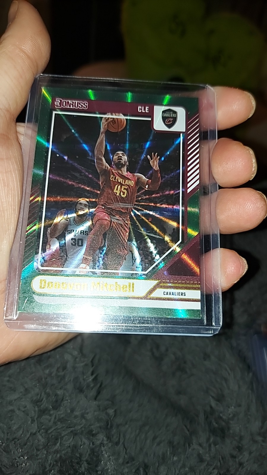 2024-25 PANINI DONRUSS DONOVAN MITCHELL HOLO GREEN LASER CARD (#110 ...