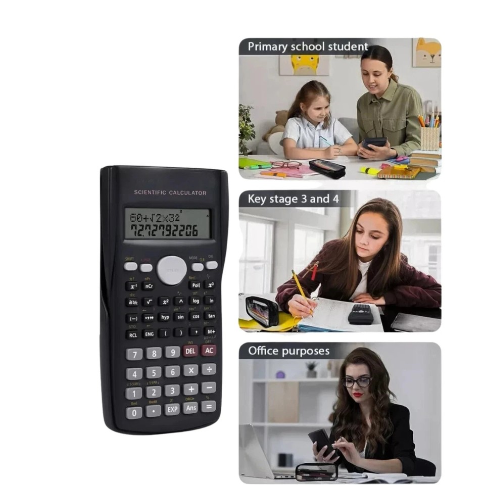 SCIENTIFIC CALCULATOR ELECTRONIC 12 DIGITS FOR SCHOOLS EXAMS OFFICE ...