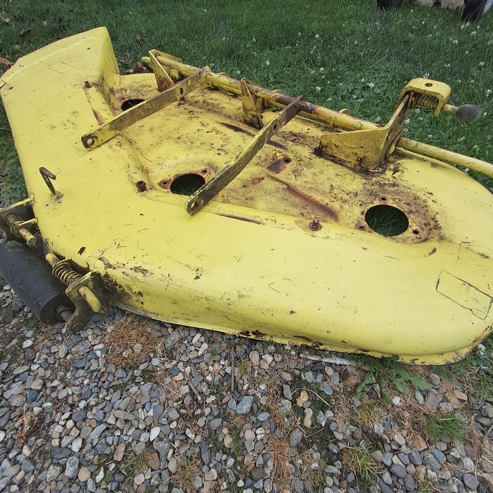 John Deere 140 - 48" mower deck shell, early style | eBay