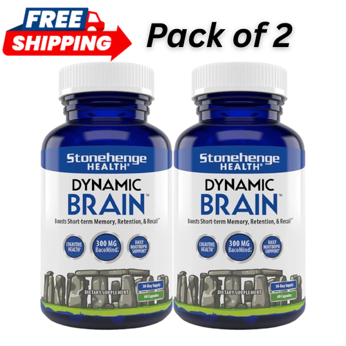Dynamic Brain Supplement Focus, Memory & Clarity Support,60 Capsules ...