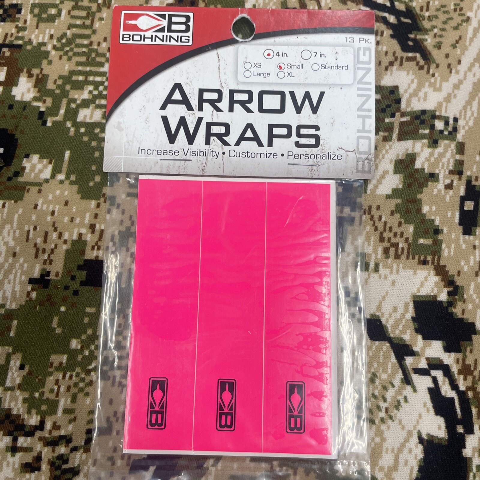 Bohning Arrow Wraps Hot Pink Carbon 4 Inch Small 13 Pack | eBay