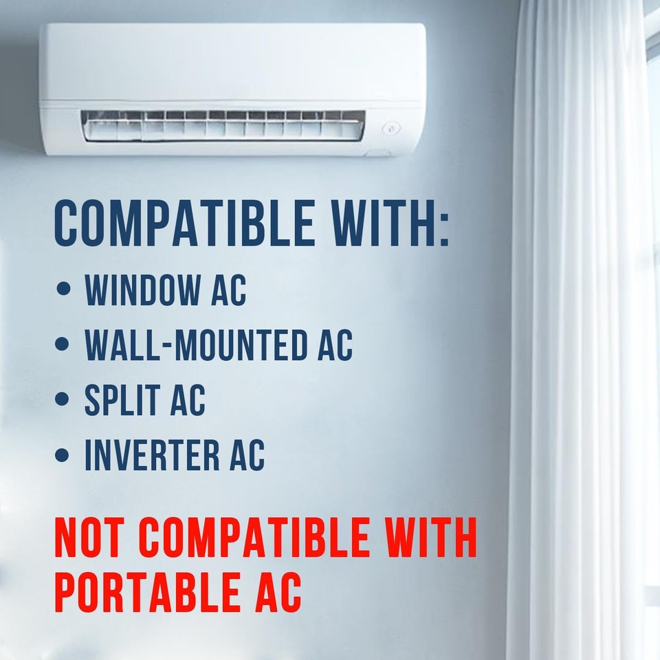 HQRP Universal A/C LCD Display Remote Control With Bracket for Air ...