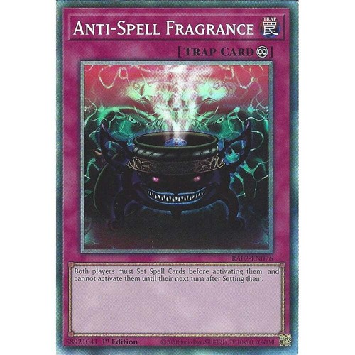 RA02-EN076 Anti-Spell Fragrance : Collectors Rare Card : 1st Edition ...