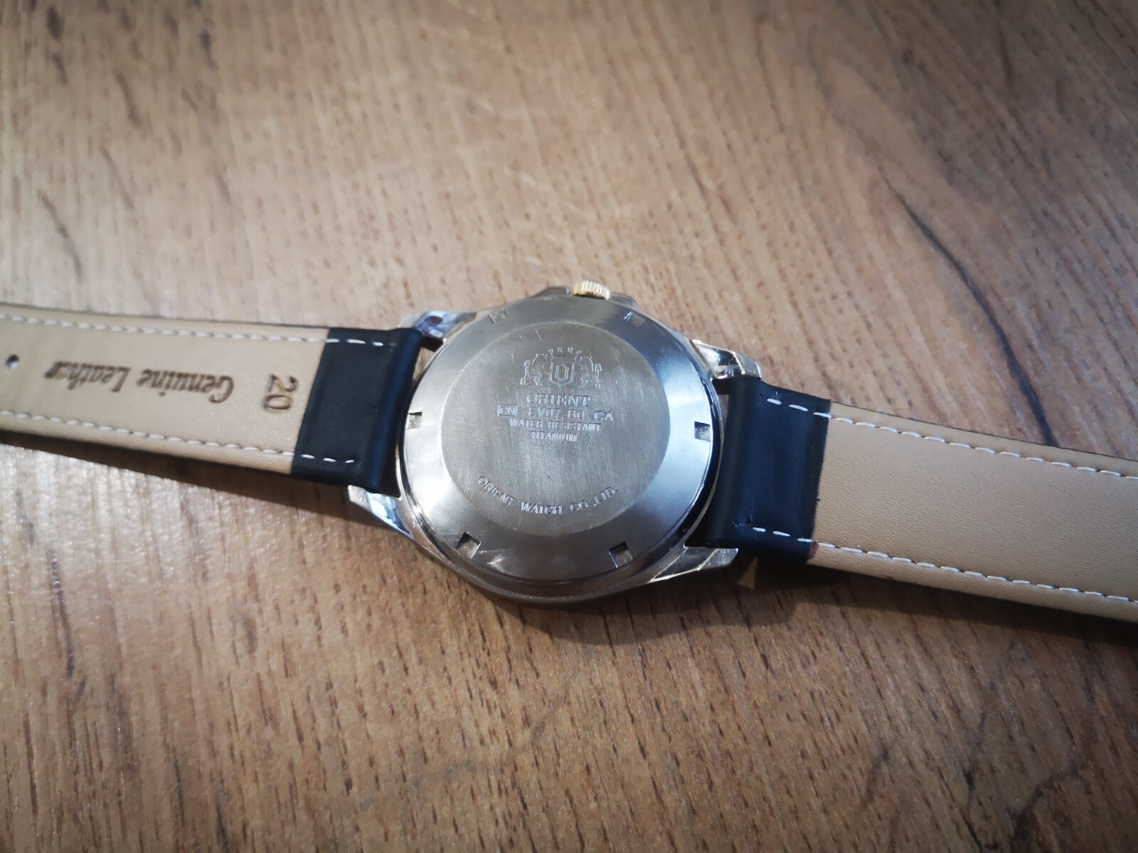 Rare Orient President Titanium watch day date orient Automatic Watch black watch | eBay