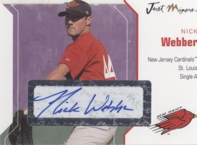 2006 Just Minors - Just Autographs Nicholas Webber #63 Autographs (AU ...