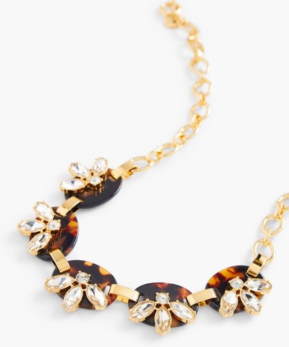 TALBOTS 2 PCS GENUINE CRYSTAL TORTOISE BUNDLES LINK NECKLACE HURRY! ONLY 1 LEFT | eBay