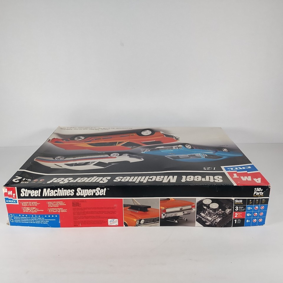 66 67 Impala Chevelle Nova Street Machines Set AMT 1:25 Model Kit Parts ...