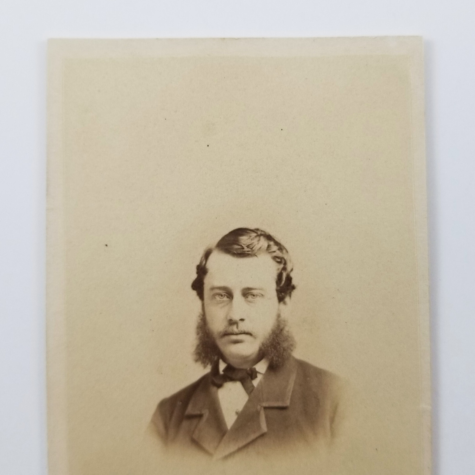 1860s CDV Photograph Man With Mutton Chops Beard J T Upson Buffalo New ...