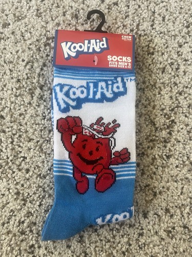 Kool Aid Odd Sox Crazy Socks Men's Size 6-12 Crew Socks Novelty Funny ...