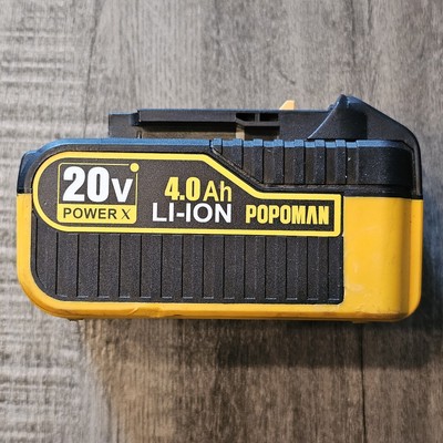 POPOMAN 20V Power X 4Ah 80Wh Replacement Battery 2004N MLK5X-1104 HS40 ...