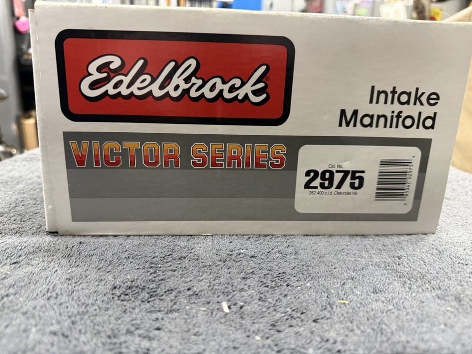 Edelbrock Victor Jr intake manifold for small block Chevy. New in box ...