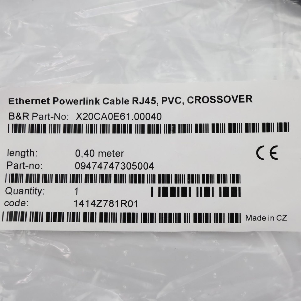 B&R POWERLINK/Ethernet-Verbindungskabel X20CA0E61.00040 0.4m OVP | eBay