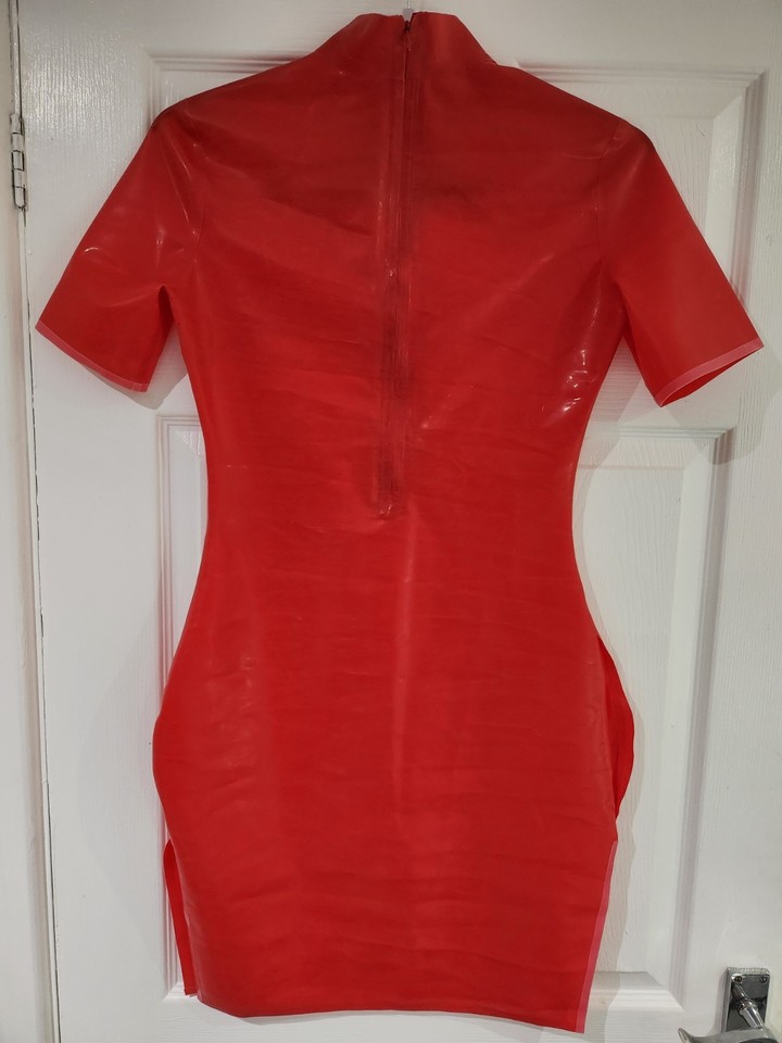 NEW Latex Rubber Chinese Cheongsam Dress UK | eBay UK
