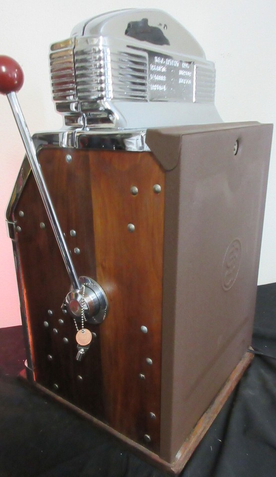 Jennings 25c Red Lite Up Sun Chief Slot Machine, New Frontier Casino | eBay