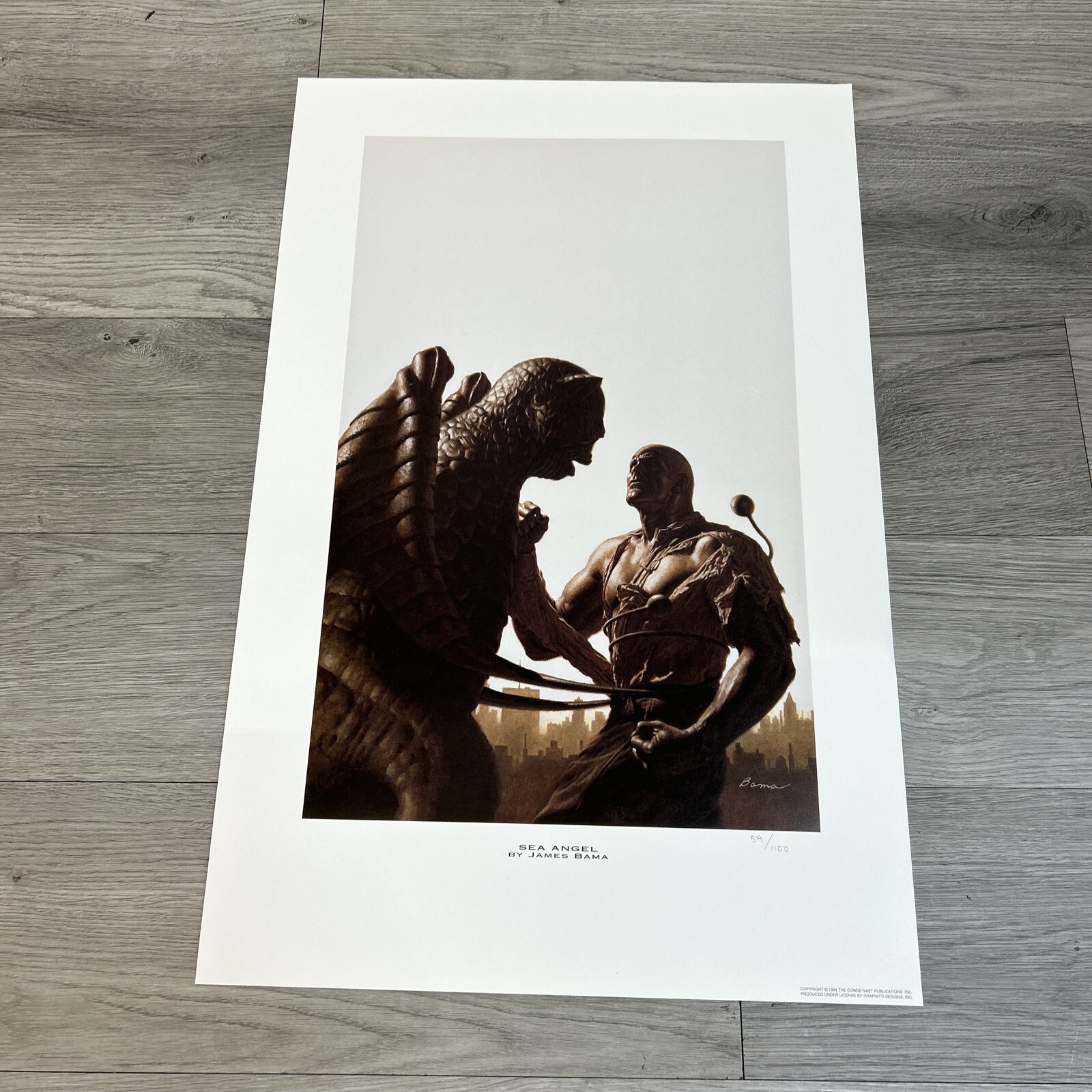Doc Savage Sea Angel By James Bama Limited Edition 519 Of 1100 Art ...