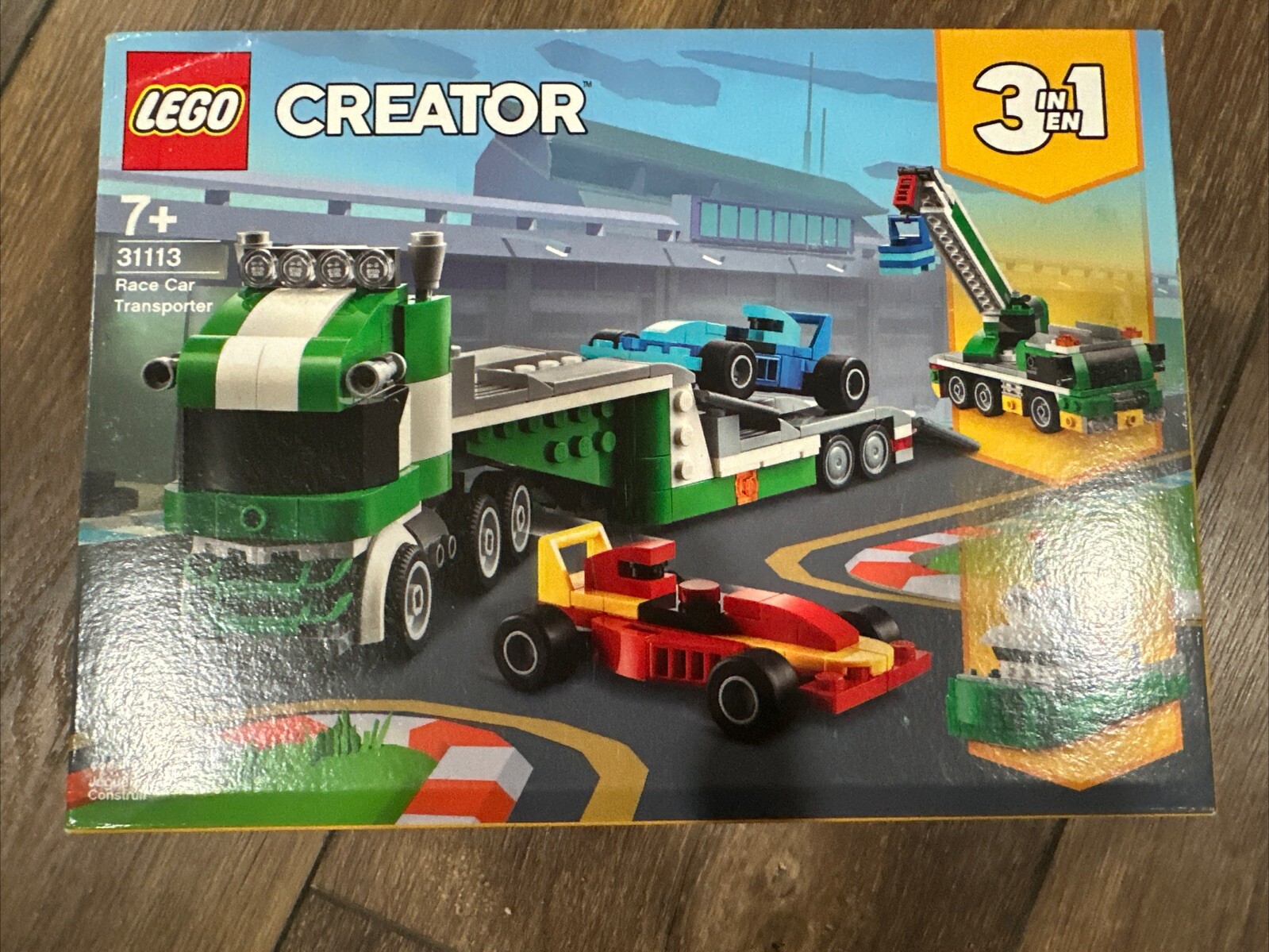 LEGO 31113 Creator 3in1 Race Car Transporter Building Kit (Retired) New ...