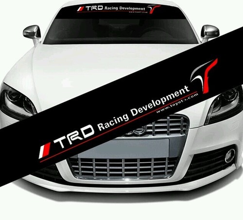 TRD windscreen Logo Sticker Decal for Toyota Camry Reiz RAV4 Corolla ...