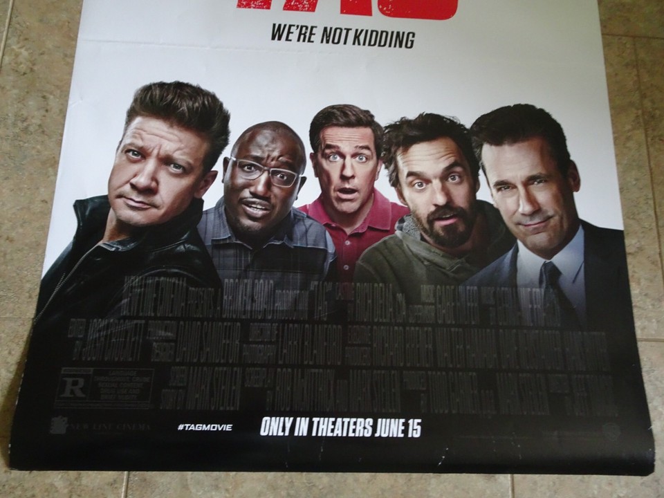 TAG - MOVIE POSTER WITH JEREMY RENNER, JON HAMM & ISA FISHER ADVANCE ...
