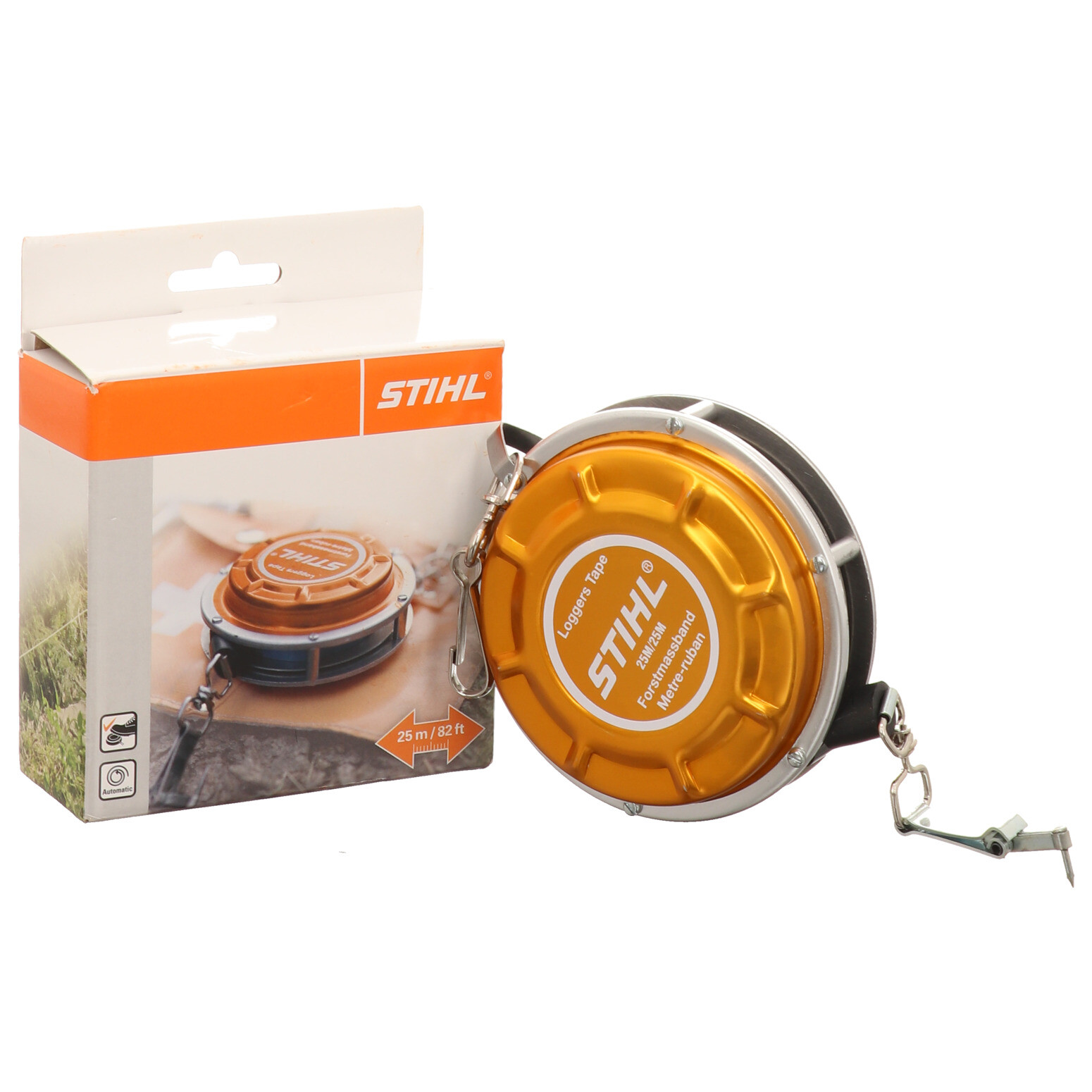 Original STIHL Forstmaßband Metre Ruban Loggers Tape Maßband 25 m ...