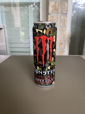 Monster Energy Japan Super Cola EMPTY Top Opened 355ml Can (2022) | eBay