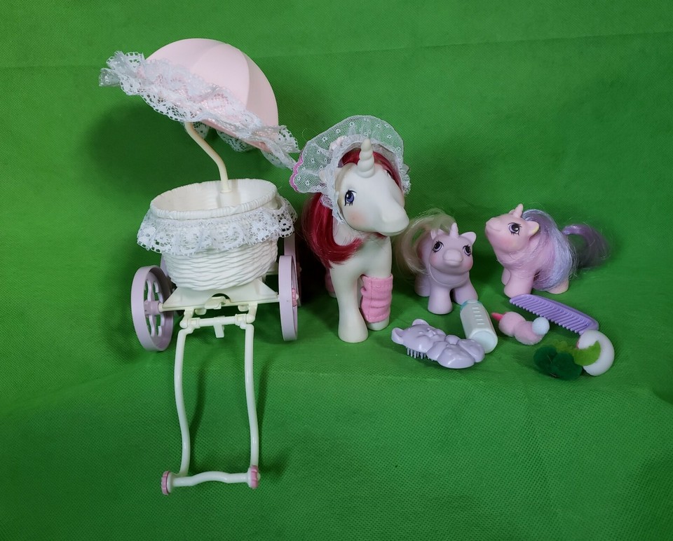 Vintage G1 My Little Pony Mail Order Mommy and Babies and Cute Baby ...