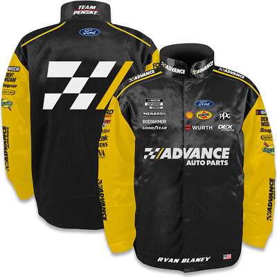 Ryan Blaney 2024 Checkered Flag #12 Advance Auto Parts Uniform Jacket ...