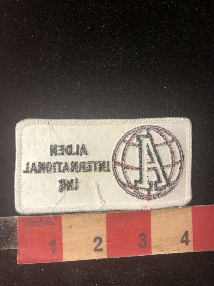 ALDEN INTERNATIONAL INC. Advertising Patch 90RF | eBay