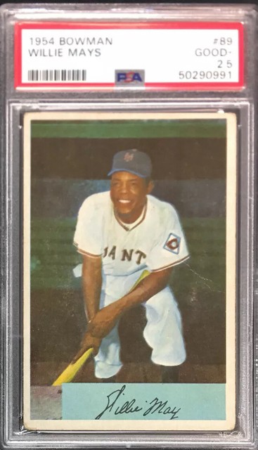 1954 Bowman - #89 Willie Mays for sale online | eBay