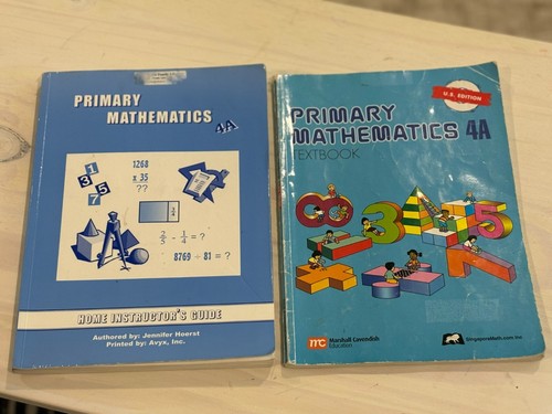 Singapore Math US Edition: Primary Mathematics 4A - Textbook & Instructors Guide | eBay