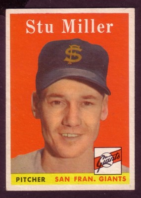 1958 TOPPS STU MILLER CARD NO:111 NEAR MINT CONDITION | eBay