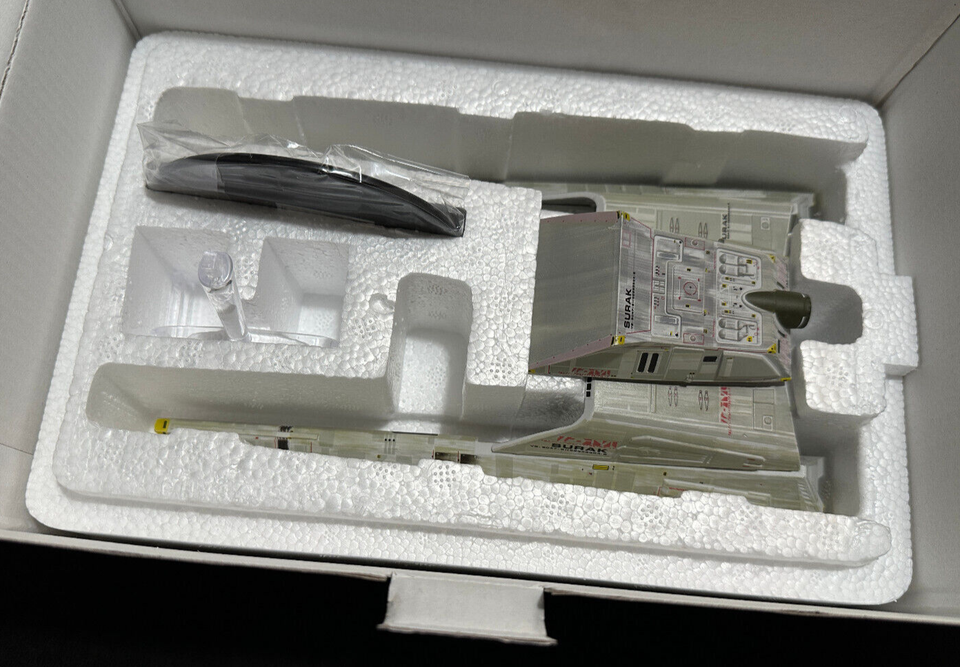 Eaglemoss Star Trek XL Vulcan Long Range Shuttle 'Surak' Starship w ...