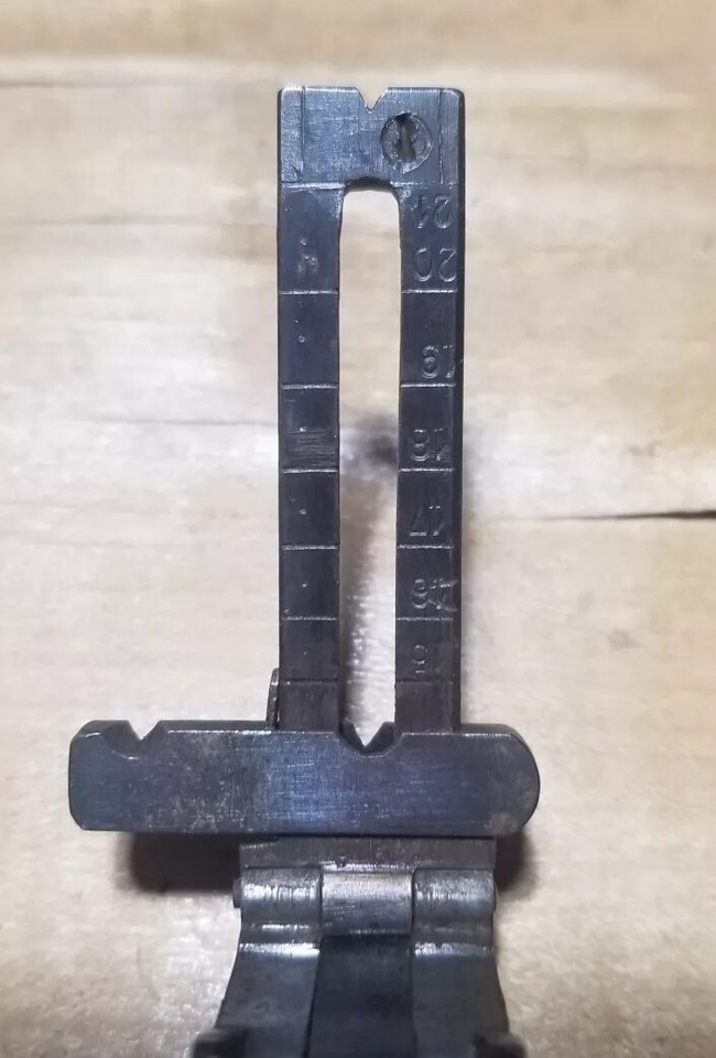 Trapdoor rifle Rear Sight Enfield Springfield ? Black powder ...