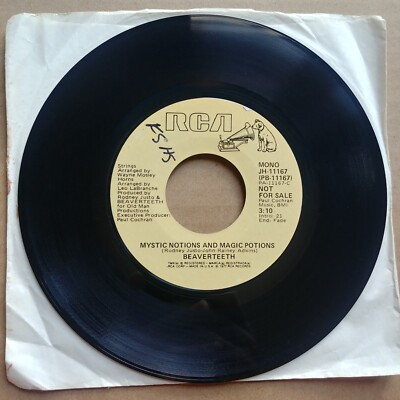 BEAVERTEETH Mystic Notions And Magic Potions PROMO 45 7" POP ROCK ...