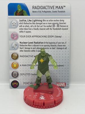Marvel Heroclix Radioactive Man 016 - Civil War | eBay