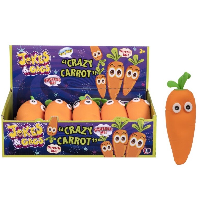 Stretchy Crazy Carrot Boys Girls Adults Squishy Fidget Toy Kids ...