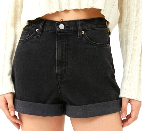 Urban Outfitters BDG Mom High-rise Denim Shorts Women 25 NWT Stretch ...