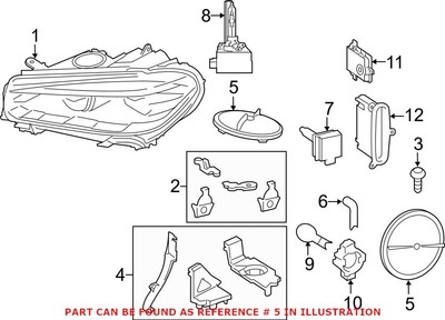For BMW Genuine Headlight Bulb Cap Front Lower 63117379845 | eBay