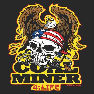 3 – Coal Miner 4 - Life Hard Hat Stickers Designed by Earl Ferguson ...
