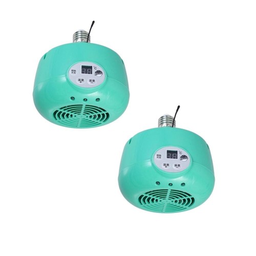 2 Pcs Breeding Heat Emitter Heater Fan for Chicks Chicken Light Lamp | eBay