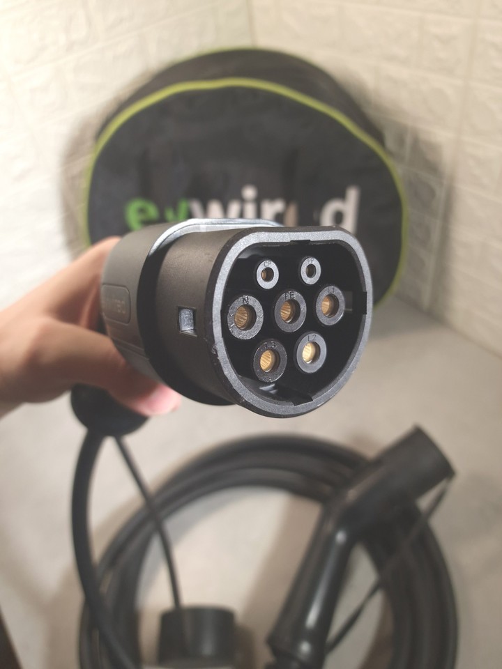 EV Wired Electric Vehicle Charging Cables 5m & Free Carry Case | eBay